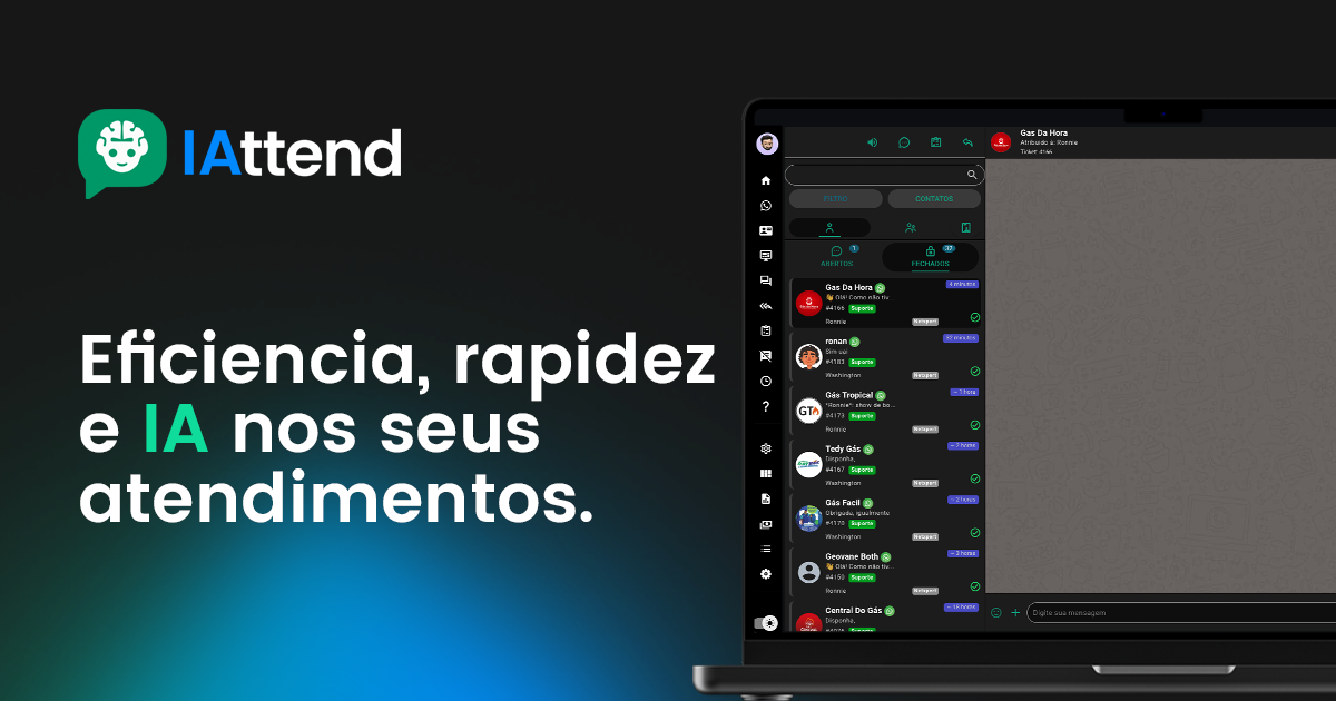 IAttend - Sistema de Atendimento via WhatsApp Multiusuário